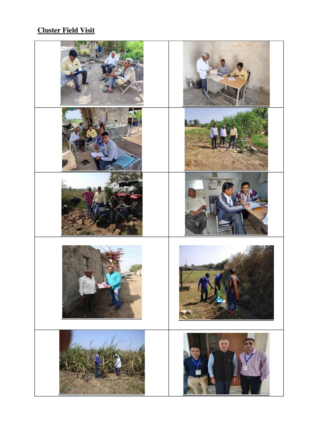 Field Visits - Sardar Patel University